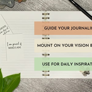 Minimalist Positive Affirmation Cards, Motivational Cards, Printable ...