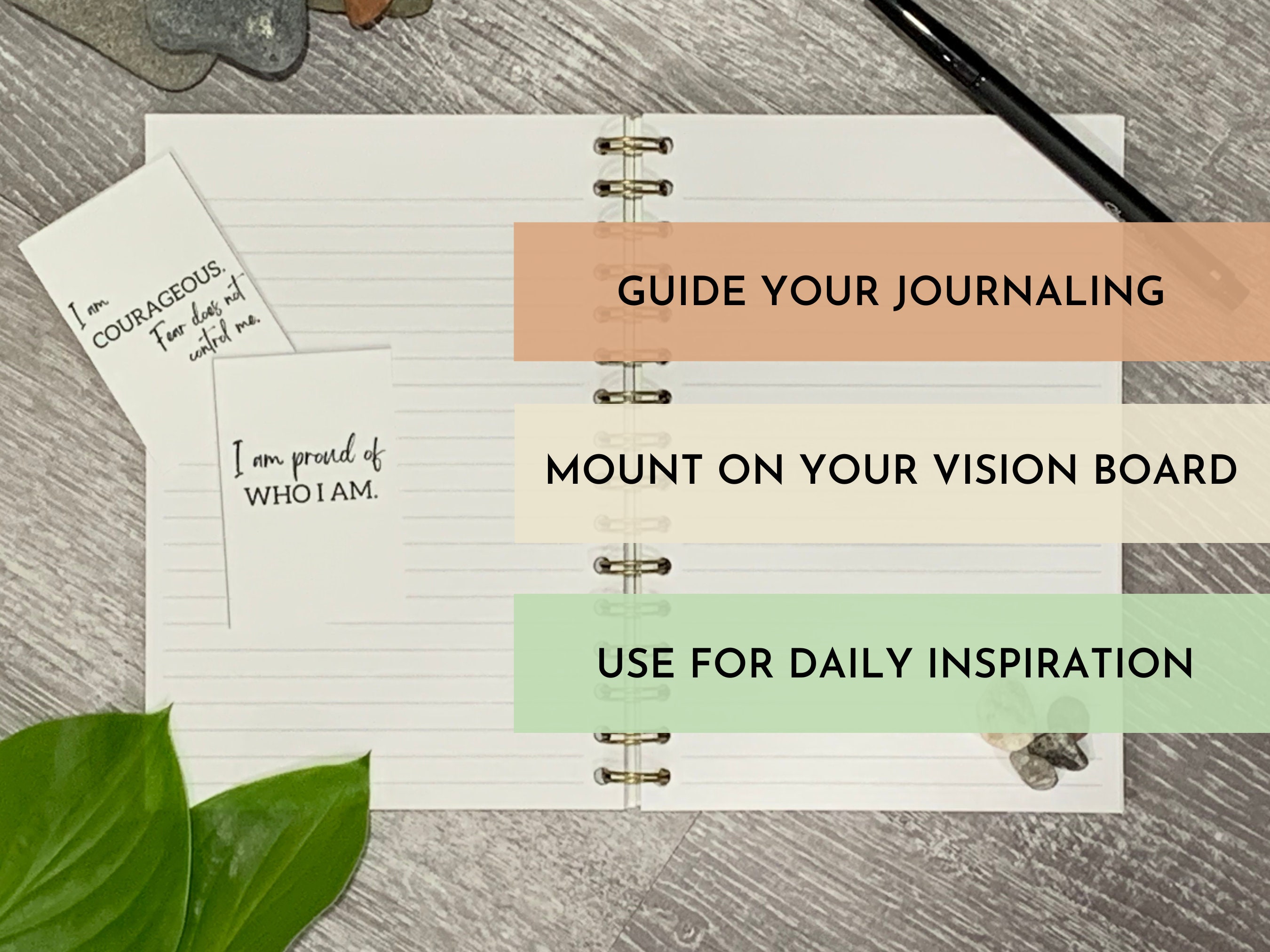 Minimalist Positive Affirmation Cards, Motivational Cards, Printable ...