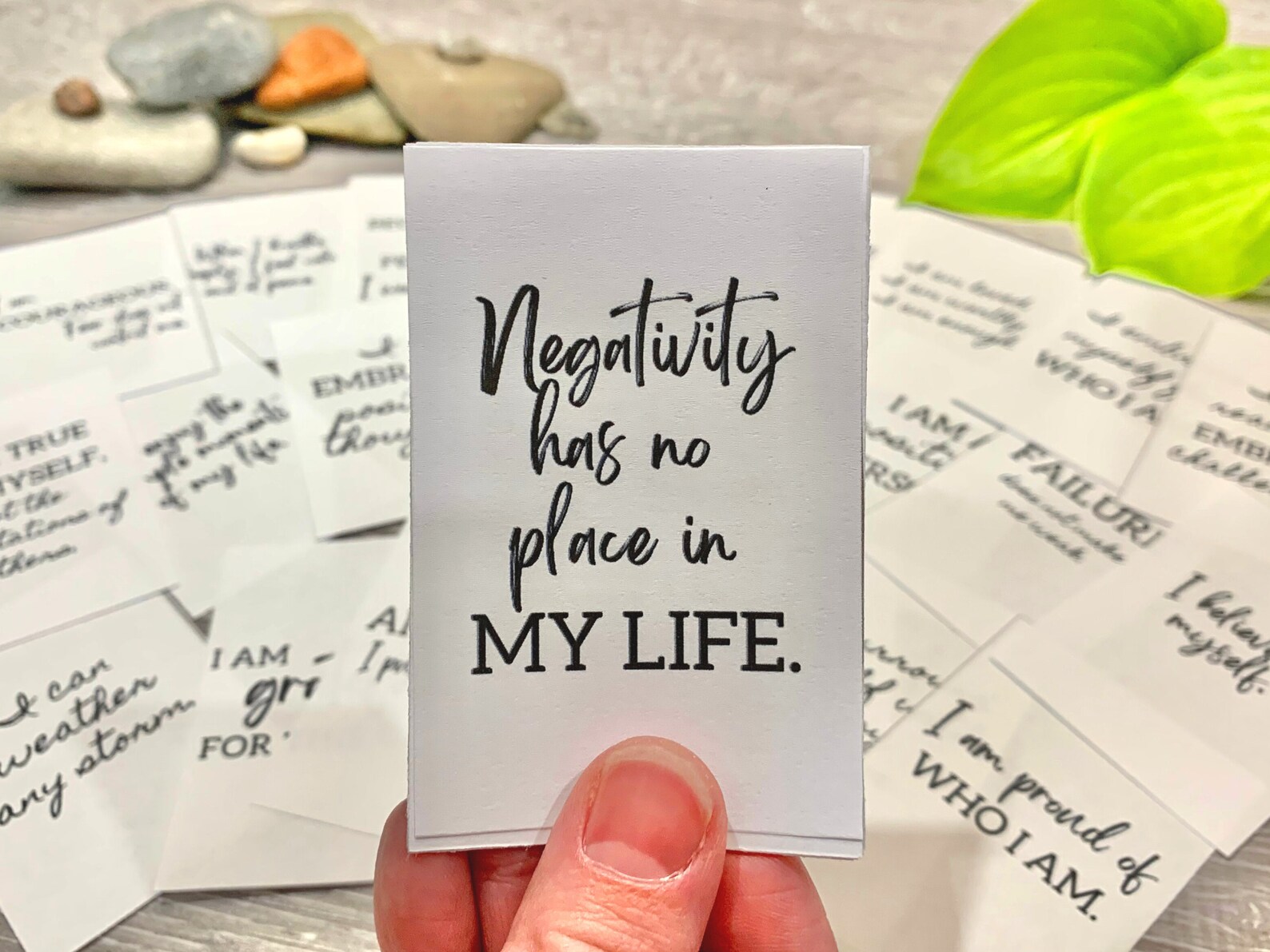 Minimalist Positive Affirmation Cards, Motivational Cards, Printable ...