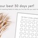 30 Day Challenge Goal Setting Progress Tracker 30 Day - Etsy