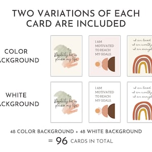 Boho Affirmation Cards, BOHO Motivational Cards, Printable Affirmations, Manifestation Cards ...