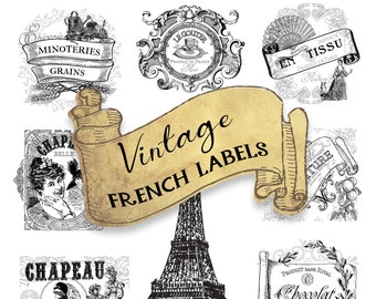 Water Slide French Decal Print Transfer to Furniture, Wood, Paper ...