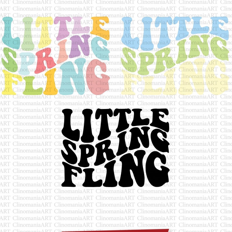 Spring Fling Clipart - Etsy