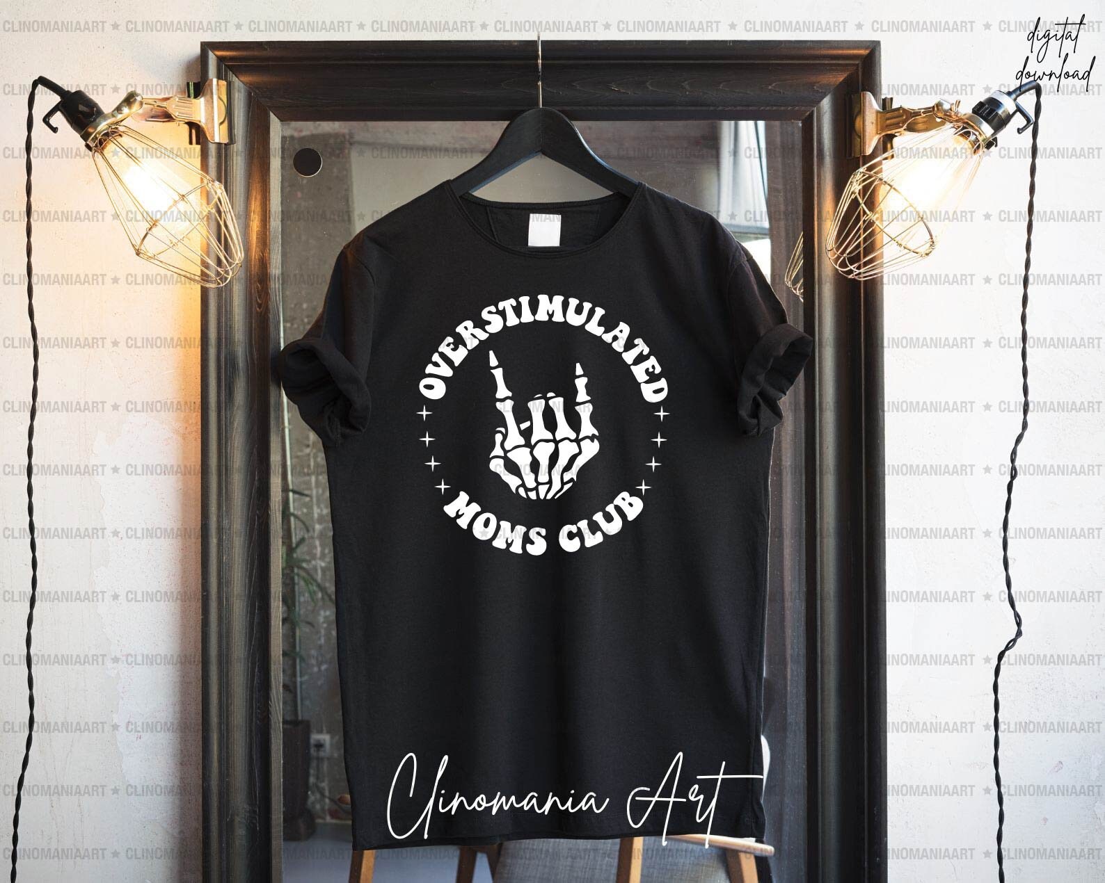 Overstimulated Moms Club Svg, Mom Tee Svg, Moms Club Svg, Popular Png ...
