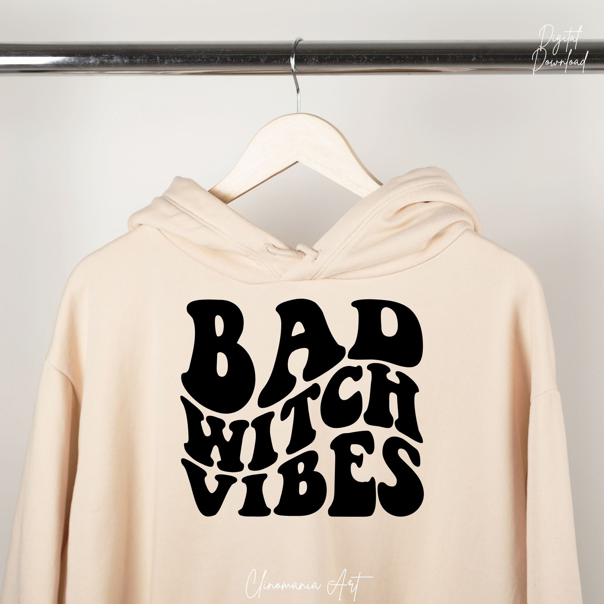 Bad Witch Vibes Svg Halloween Witch Svg Witchy Svg - Etsy