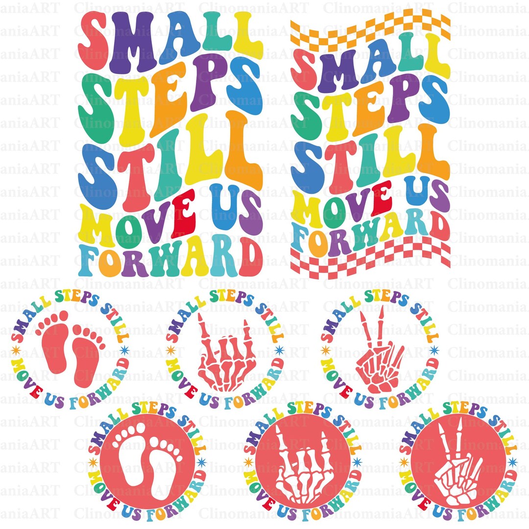 Small Steps Still Move Us Forward Svg, Physical Therapist Svg, PT ...