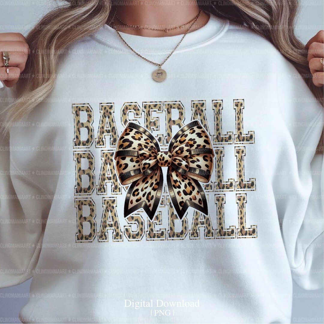 Baseball Leopard Print Png, Baseball Mom Png, Cheetah Print Baseball ...