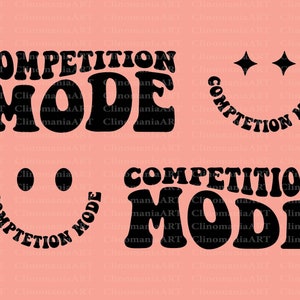 Competition Mode Svg Cheerleader Svg Cheer Mom Svg Game Day - Etsy
