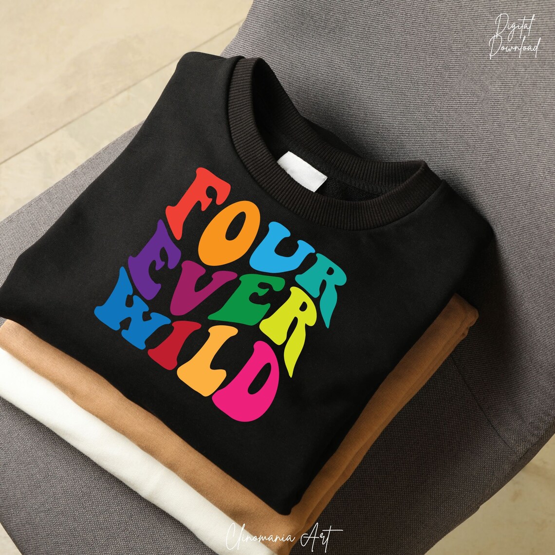 Four Ever Wild Svg Four Birthday Svg 4th Birthday Svg Boys - Etsy