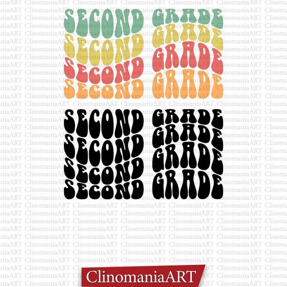 Second Grade Svg Back to School Svg School Svg Teacher Svg - Etsy