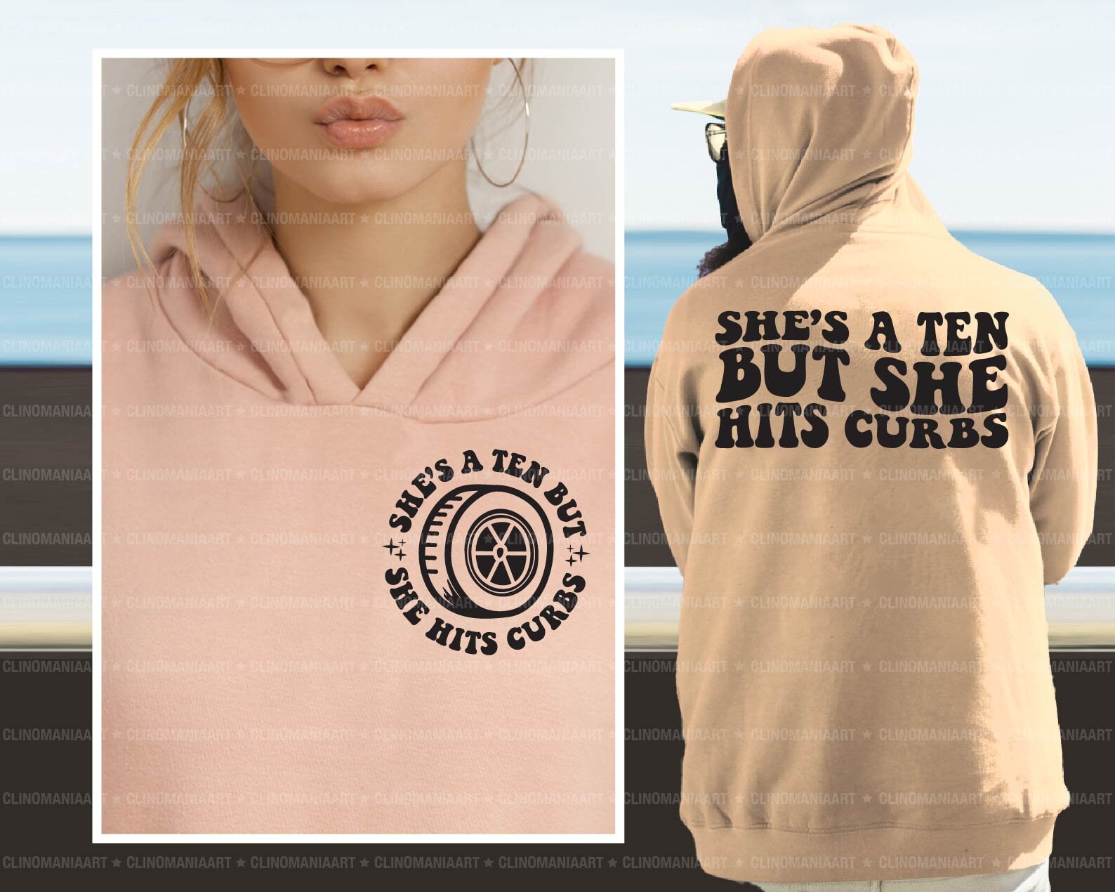 She's A Ten but She Hits Curbs Svg Funny Adult Svg Funny - Etsy