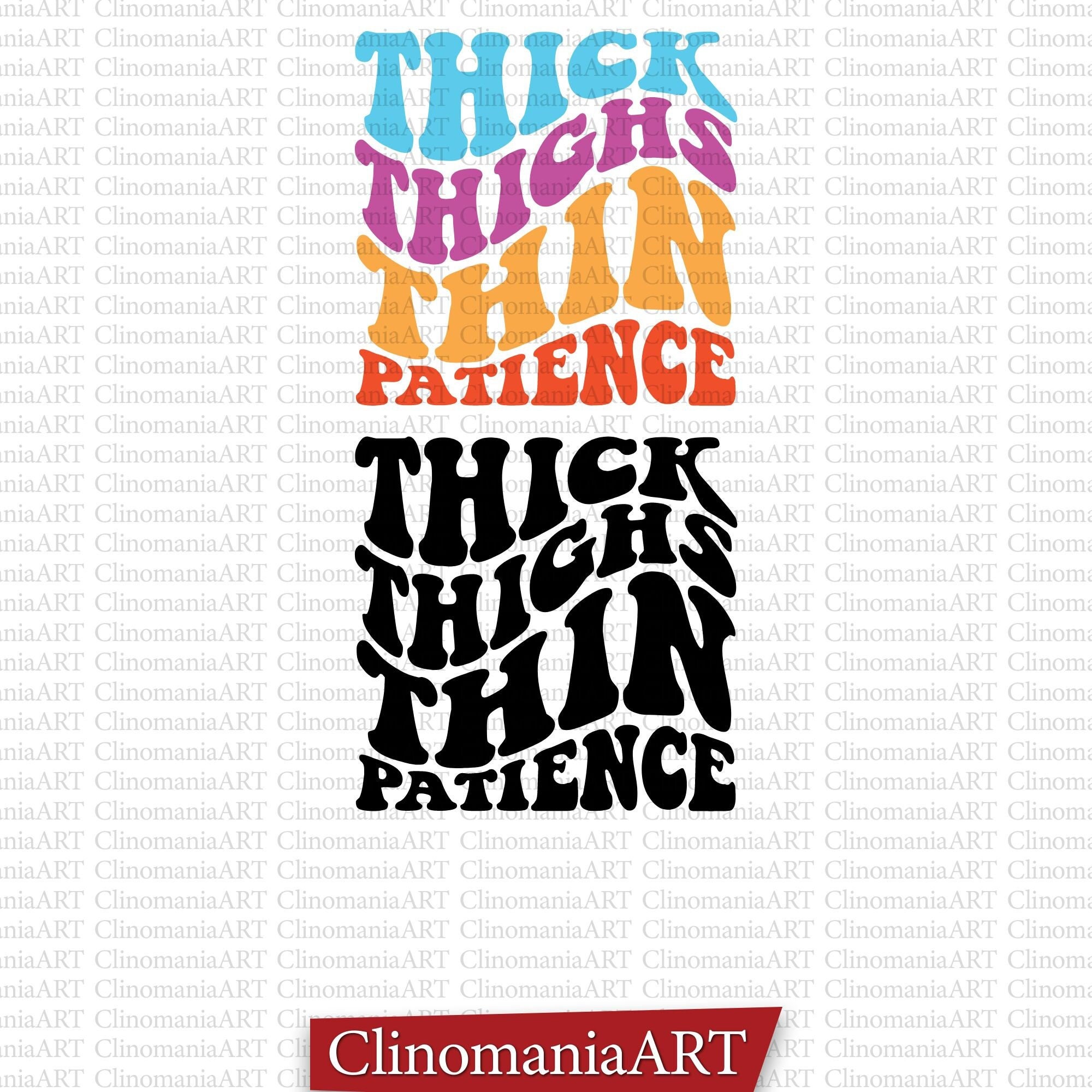 Thick Thighs Thin Patience Svg Thick Thighs Svg Patience - Etsy