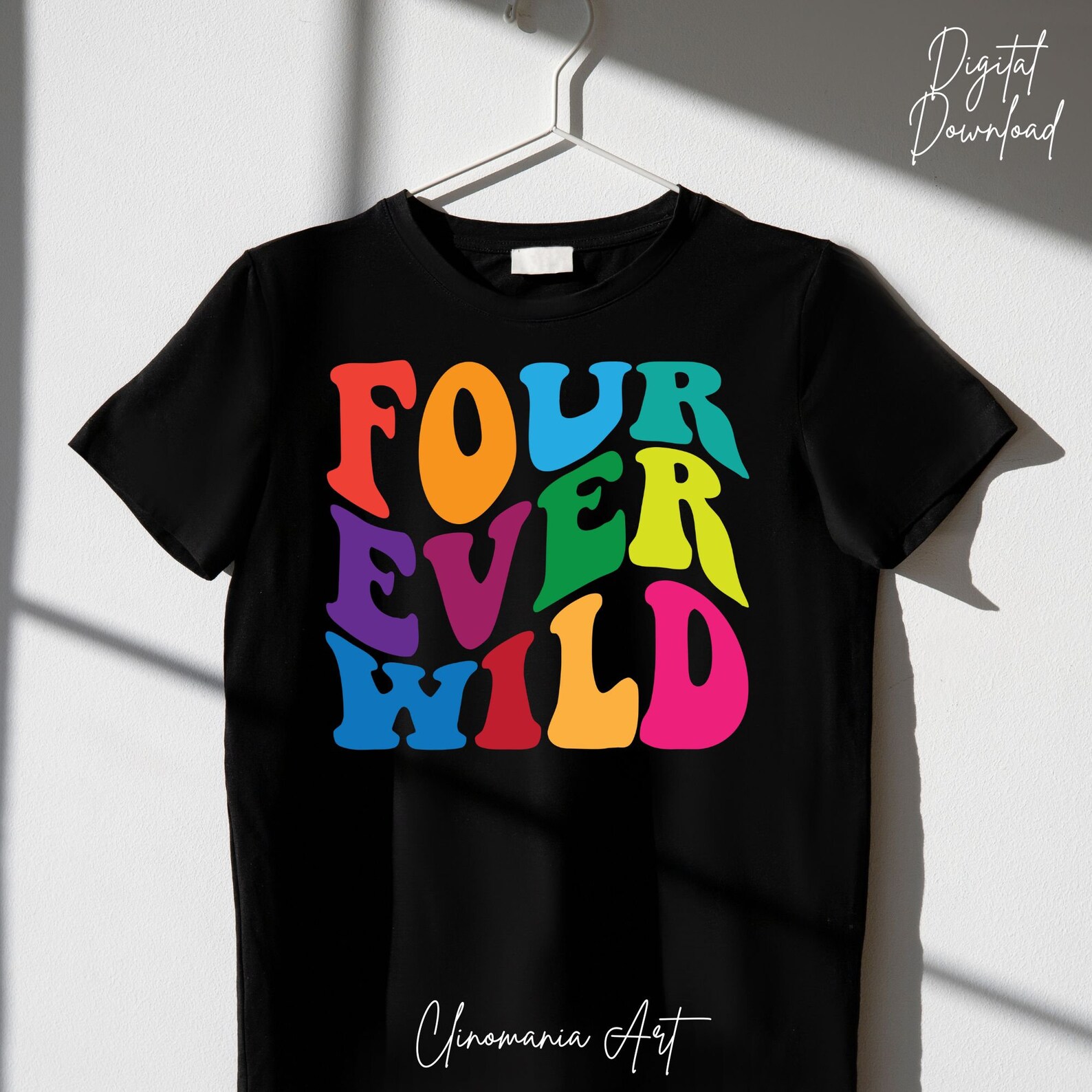 Four Ever Wild Svg Four Birthday Svg 4th Birthday Svg Boys - Etsy