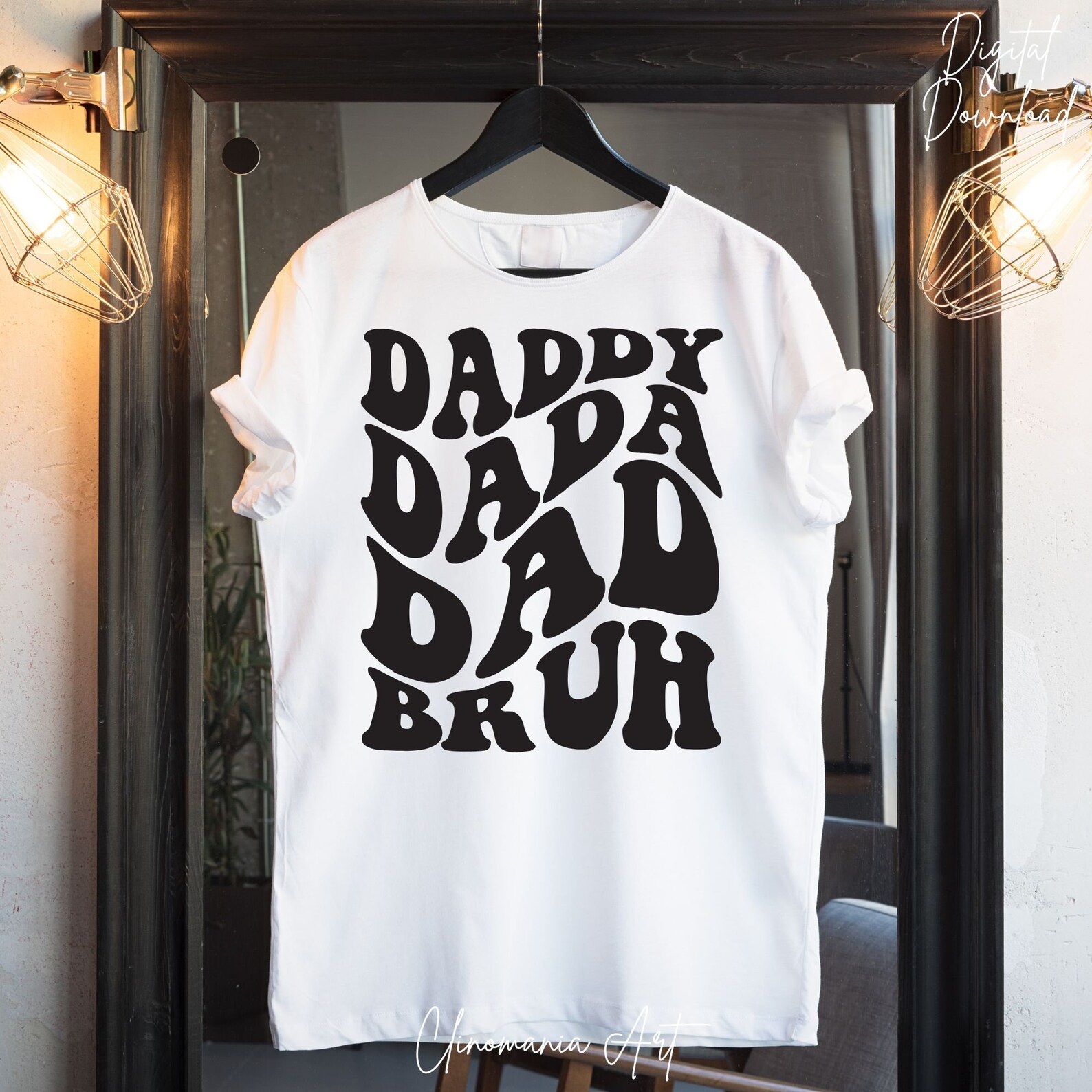Daddy Dada Dad Bruh Svg Dad Svg Dad Shirt Svg Funny Dad - Etsy