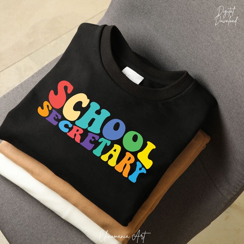 School Secretary Svg, Back to School Svg, Secretary Vibes Svg ...