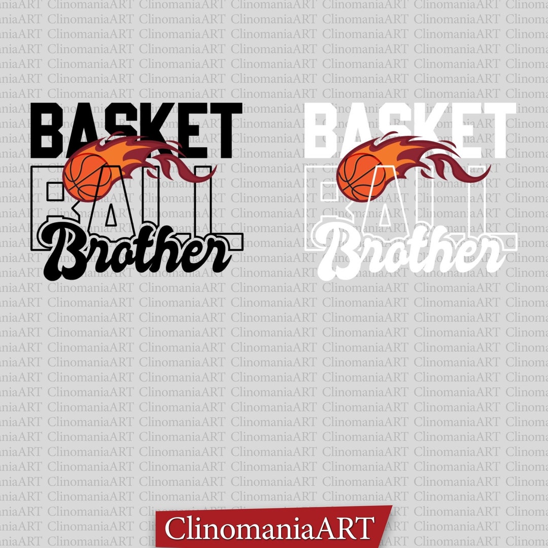 Hermano Baloncesto SVG, Amante del Baloncesto SVG, Camiseta Hermano SVG ...