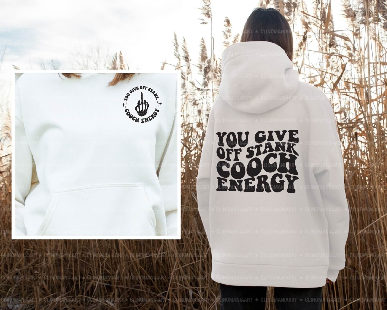 You Give off Stank Cooch Energy Svg, Sarcastic Svg, Trendy Funny Svg ...