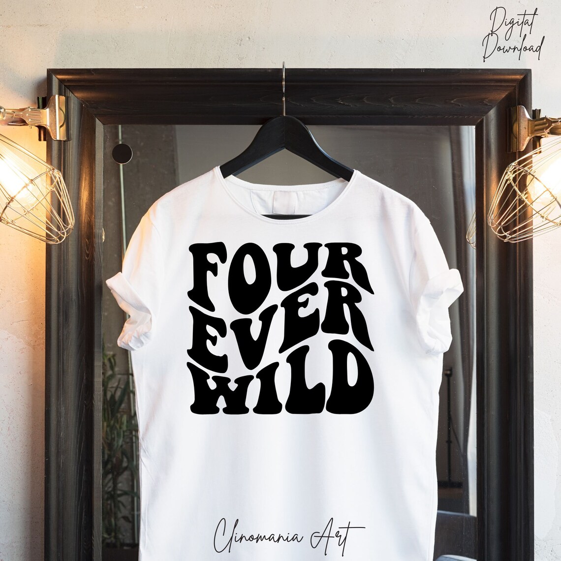 Four Ever Wild Svg Four Birthday Svg 4th Birthday Svg Boys - Etsy