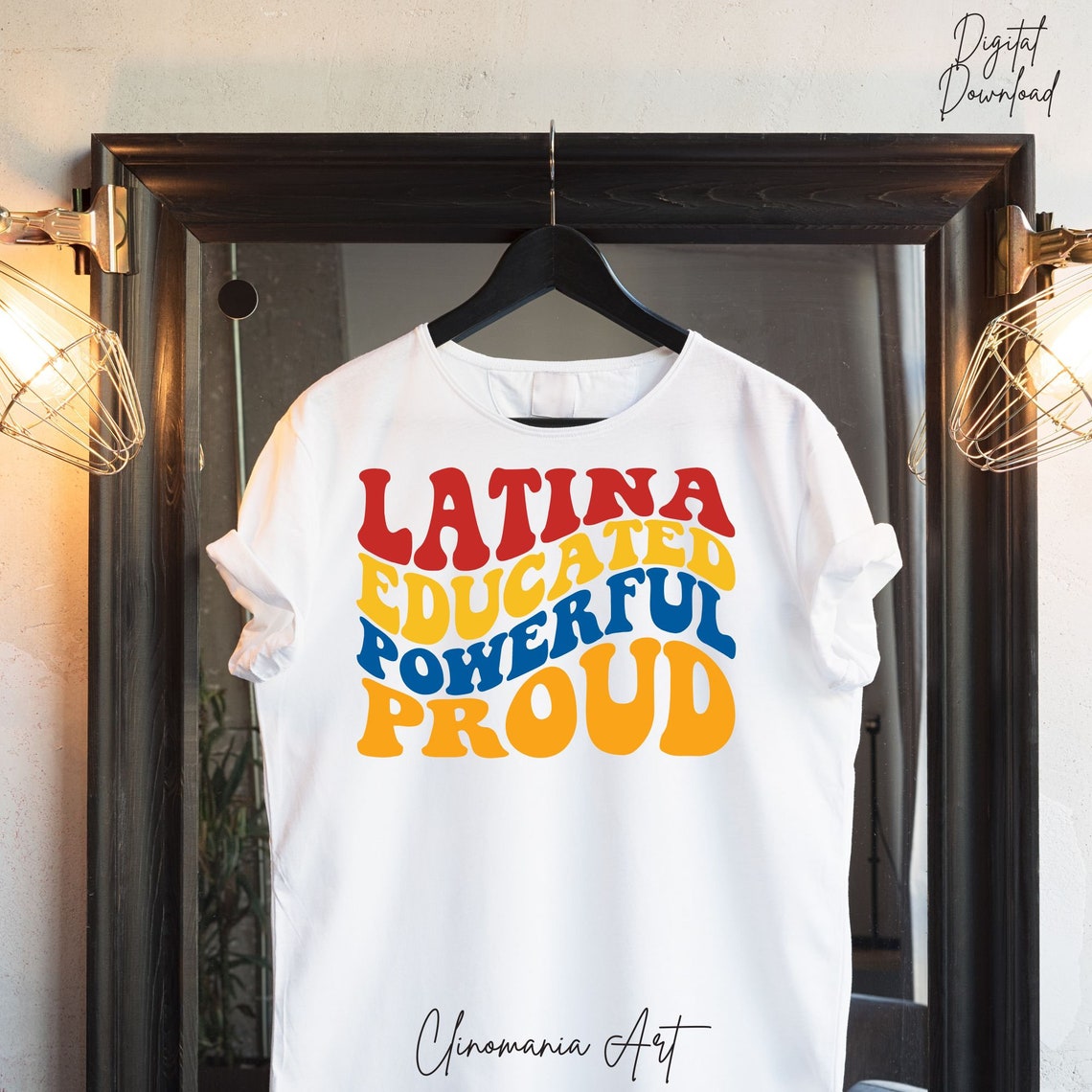 Latina Educated Powerful Proud Svg Latina Educator Svg Back - Etsy