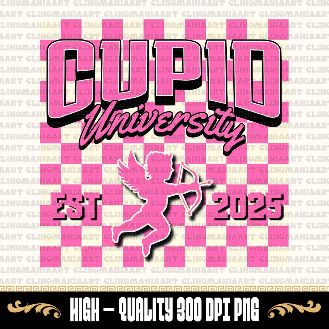 Cupid University Png, Valentine Cupid Png, Funny Valentine Svg ...