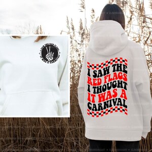 I Saw the Red Flags I Thought It Was A Carnival Svg, Race Flag Svg ...
