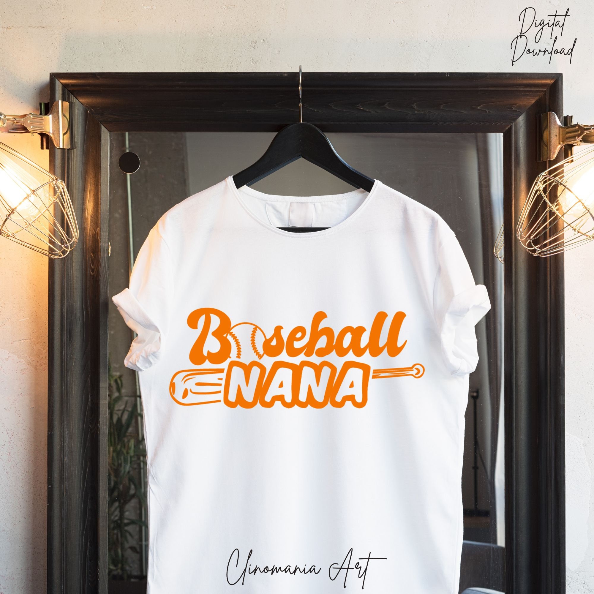 Baseball Nana Svg Baseball Lover Svg Nana Shirt Svg Game - Etsy