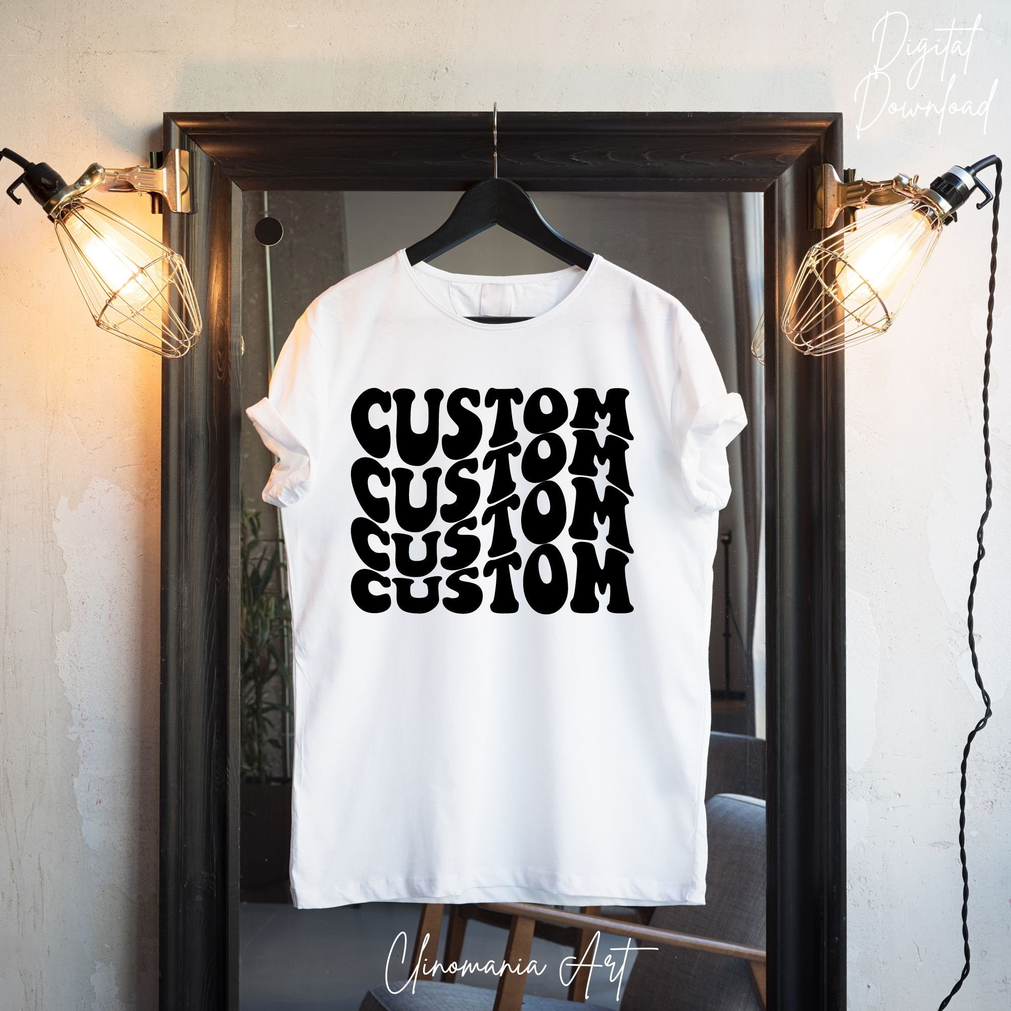 Letras onduladas personalizadas Svg Png Custom Order Svg - Etsy México