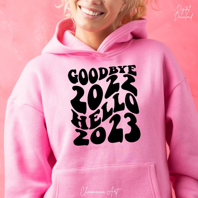Goodbye 2022 Hello 2023 Svg New Year Svg Hello 2023 Svg - Etsy