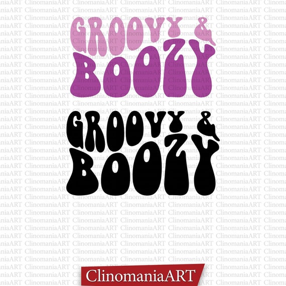 Groovy and Boozy Svg Bridal Party Svg Bachelorette Party - Etsy