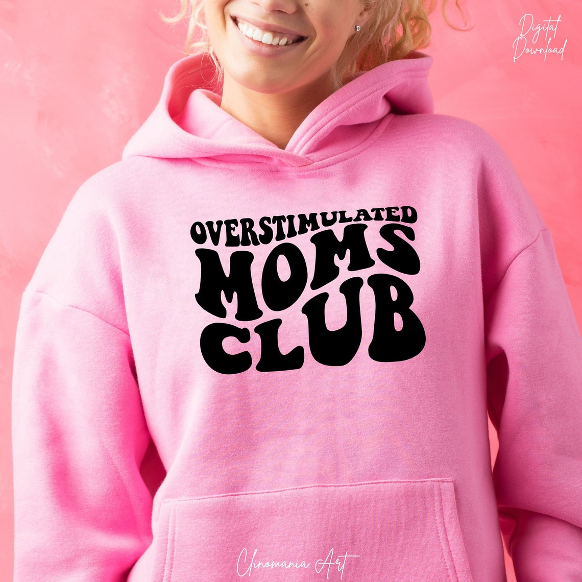 Overstimulated Moms Club Svg Moms Club Svg Overstimulated - Etsy
