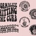 Normalize Hitting the Curb Svg Funny Quote Svg Car Sticker - Etsy