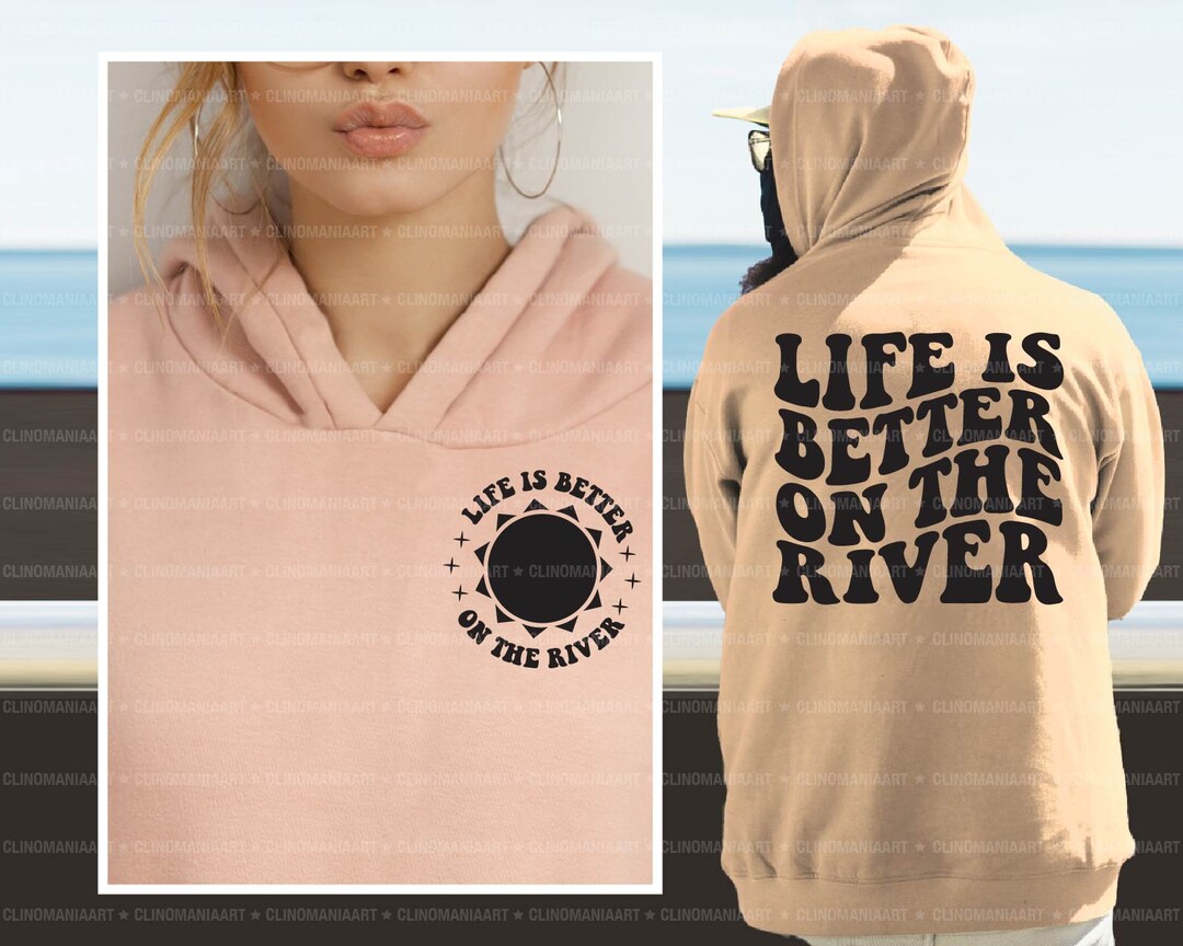 Life is Better on the River Svg, Retro Summer Svg, River Png, River ...