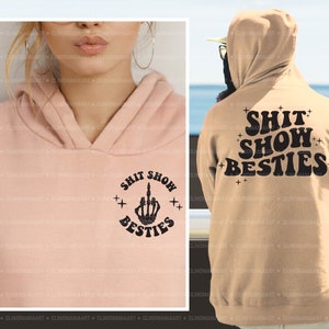 Shit Show Besties Svg, Trendy Bestie Svg, Funny Quote Svg, Bestfriend ...