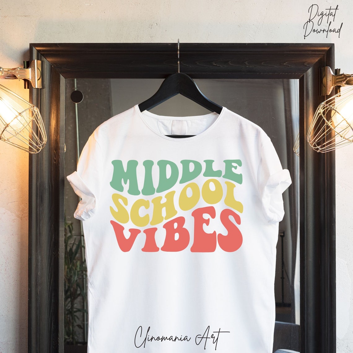 Middle School Vibes Svg Back to School Svg Middle School - Etsy