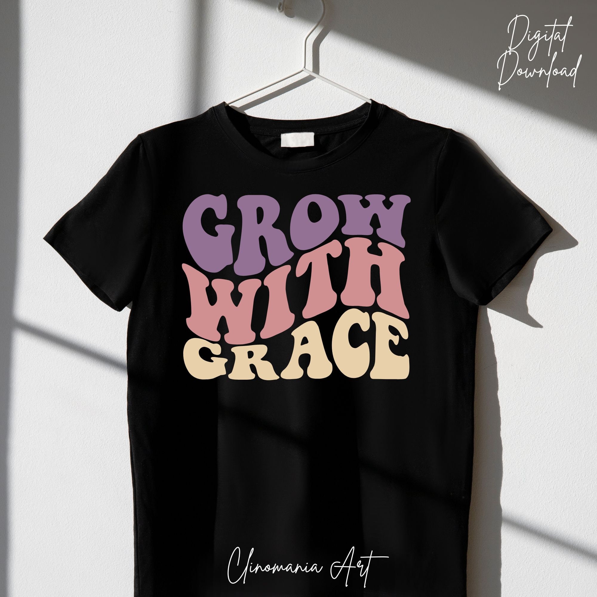 Grow With Grace Svg Christian Svg Religious Svg Faith Svg - Etsy