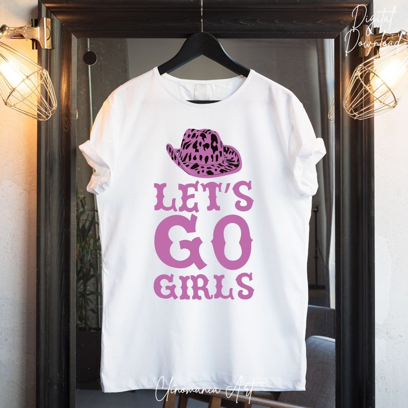Lets Go Cowgirl Svg Lets Go Girl Svg Pink Howdy Svg Cowgirl Etsy Hong Kong