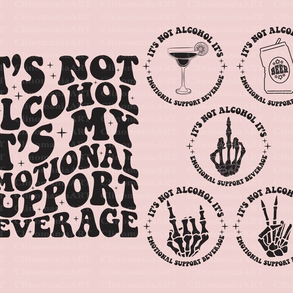 Emotional Support Beer Svg - Etsy