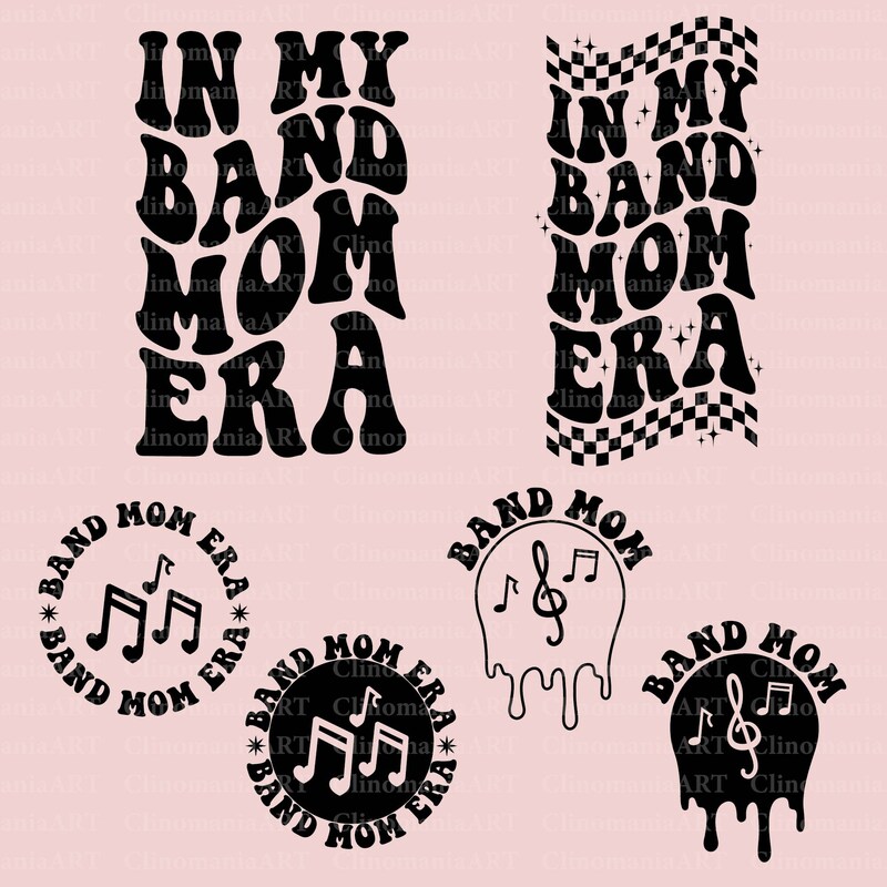 Band Mom Svg - Etsy