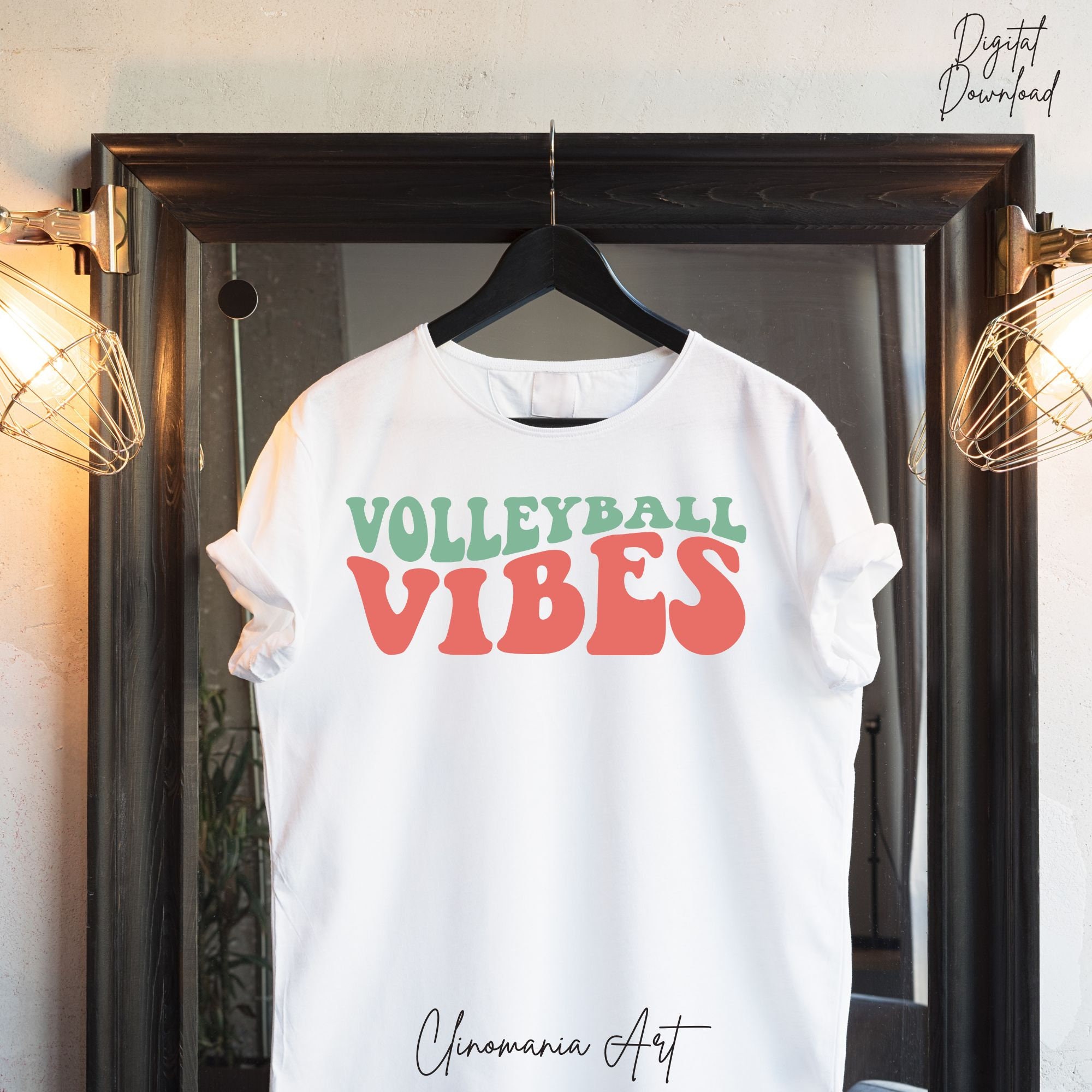 Volleyball Vibes Svg, Volleyball Svg, Volleyball Fan Svg, Volleyball ...