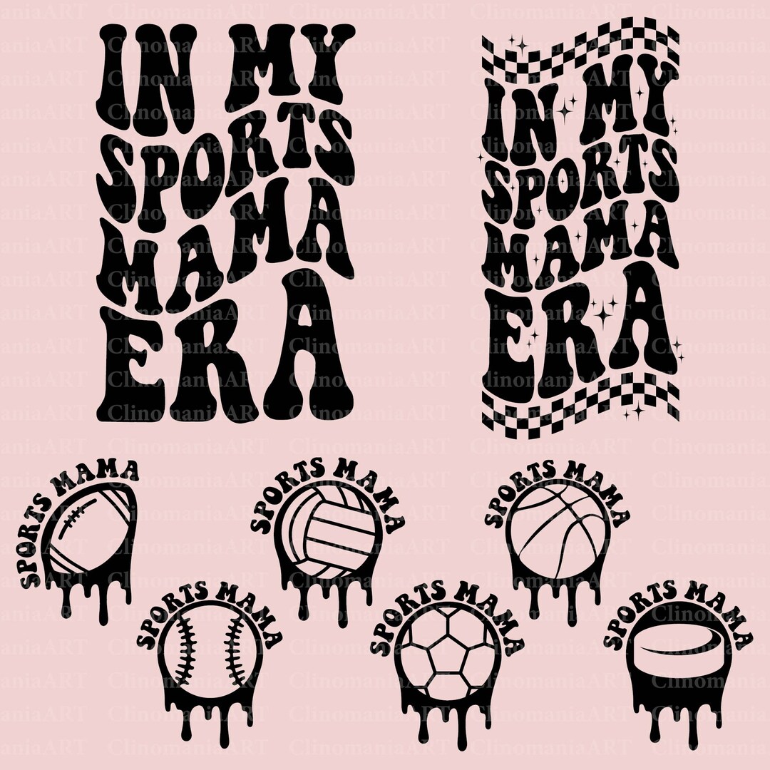In My Sports Mama Svg, Sports Mama Svg, Cheer Mama Svg, Sports Mom Svg ...