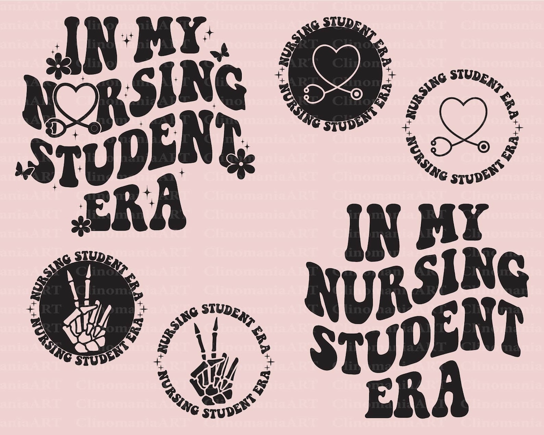 In My Nursing Student Era Svg, Future Nurse Svg, Nursing School Svg ...