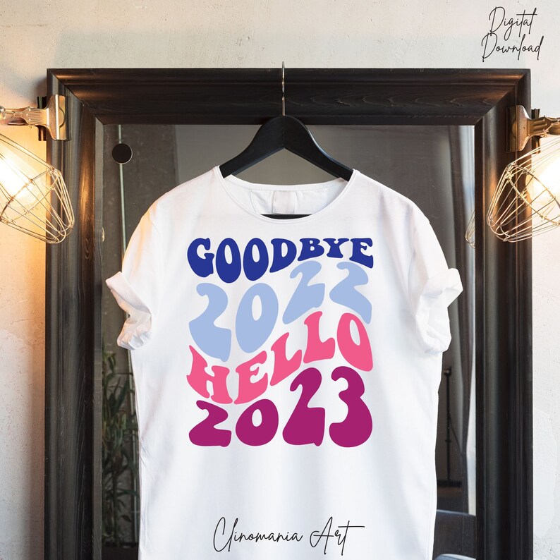 Goodbye 2022 Hello 2023 Svg New Year Svg Hello 2023 Svg - Etsy