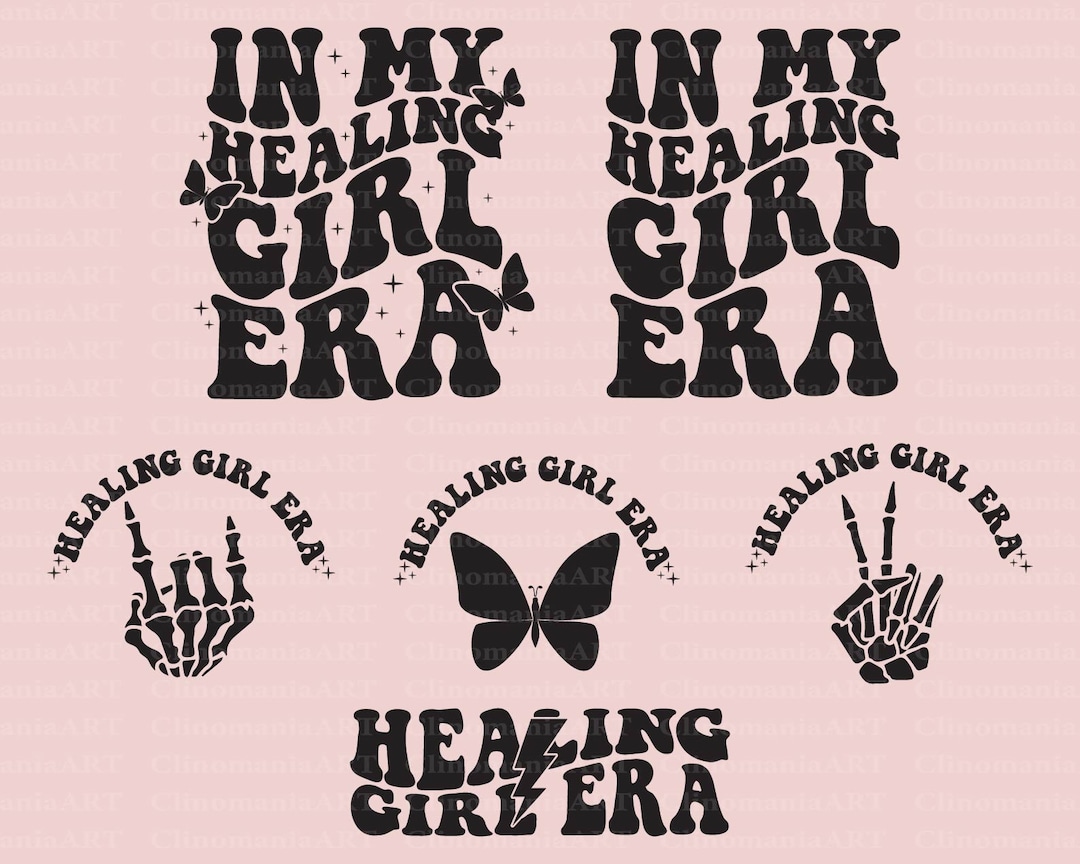 In My Healing Girl Era Svg, Sarcastic Quote Svg, Healing Girl Era Png ...