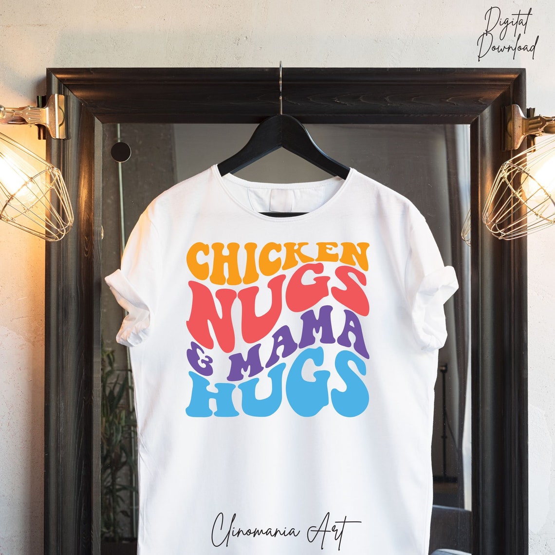 Chicken Nugs and Mama Hugs Svg Mama's Boy Svg Mama Svg - Etsy