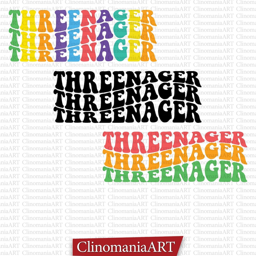 Threenager Svg, Three Svg, 3rd Birthday Svg, Birthday Shirt Svg ...