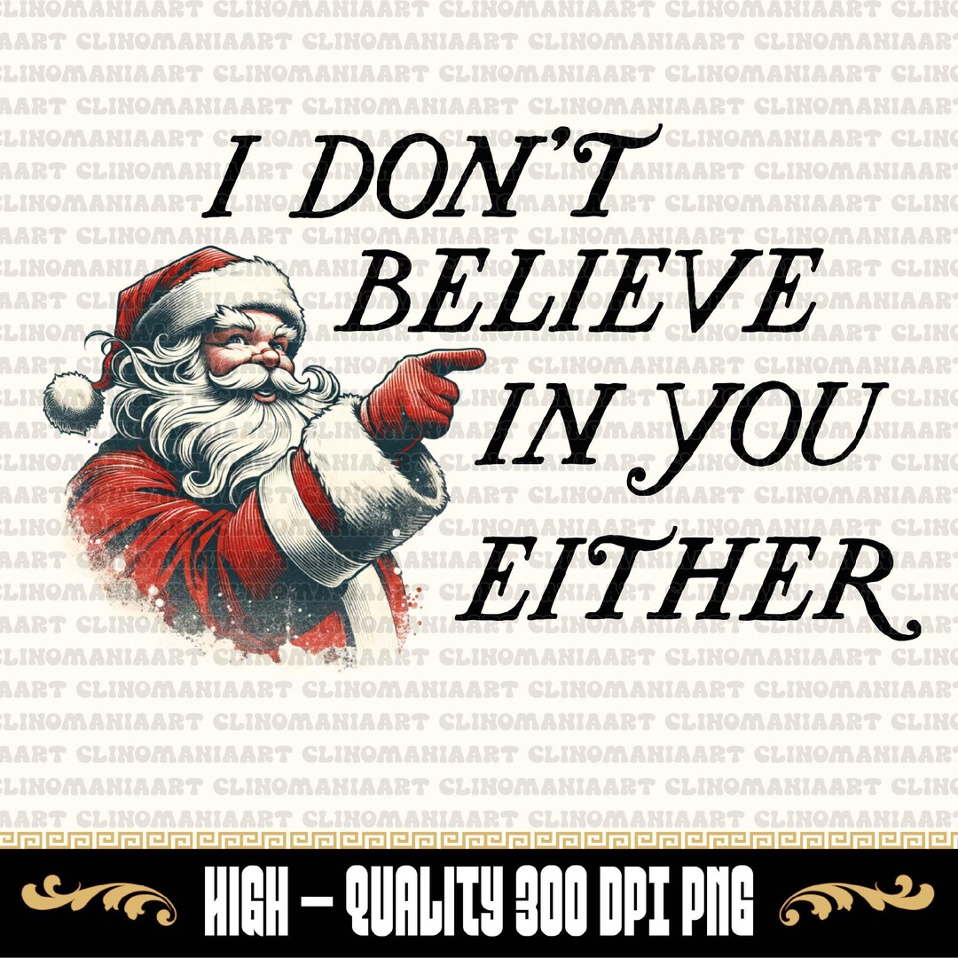 Retro Santa Christmas Png, Funny Santa Claus Png, Retro Christmas Png ...