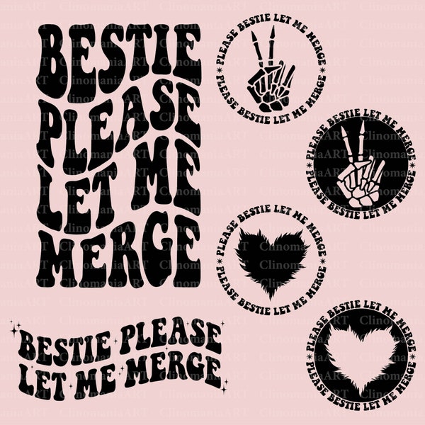 Please Let Me Merge Svg - Etsy