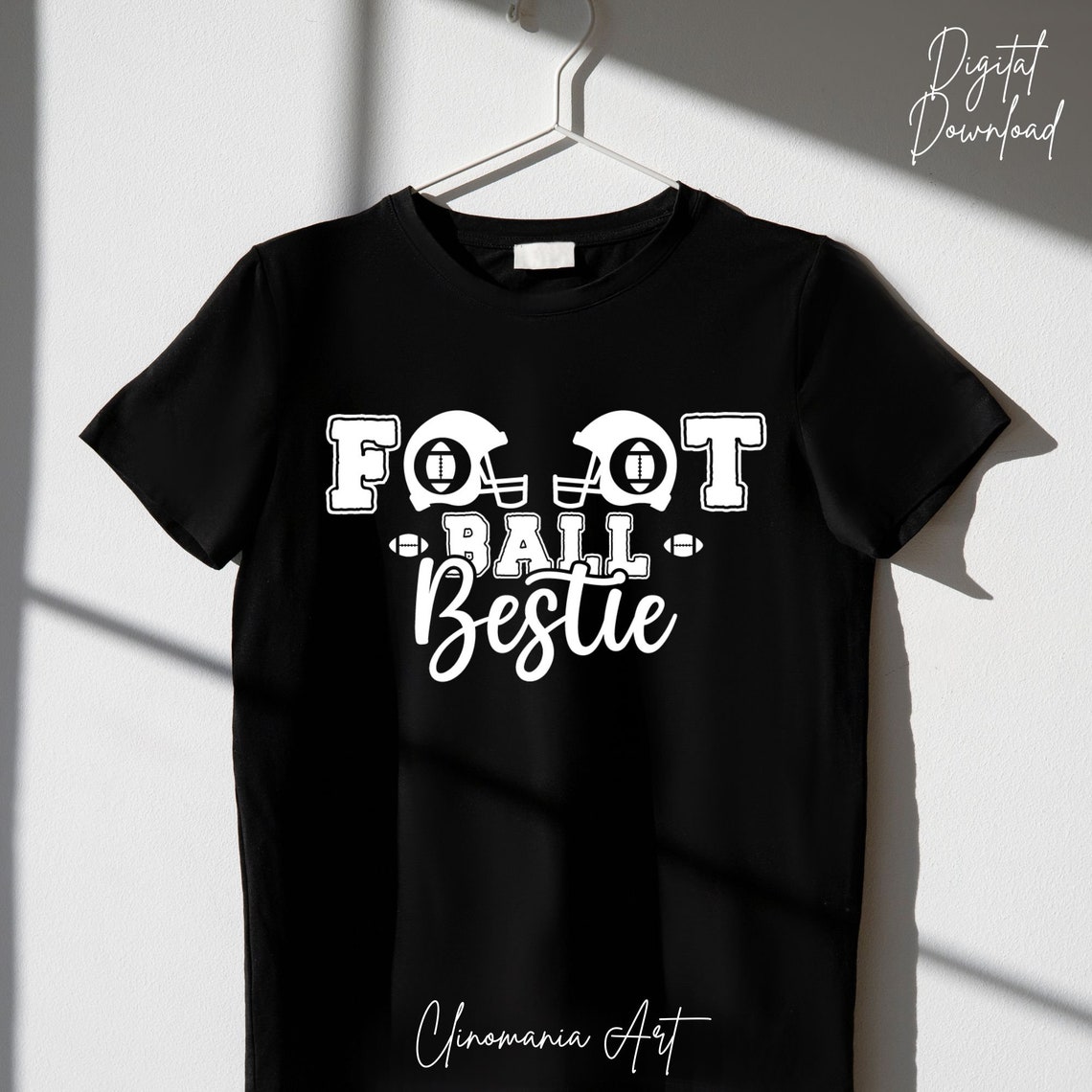 Football Bestie Svg, Football Lover Svg, Sports Svg, Bestie Shirt Svg ...