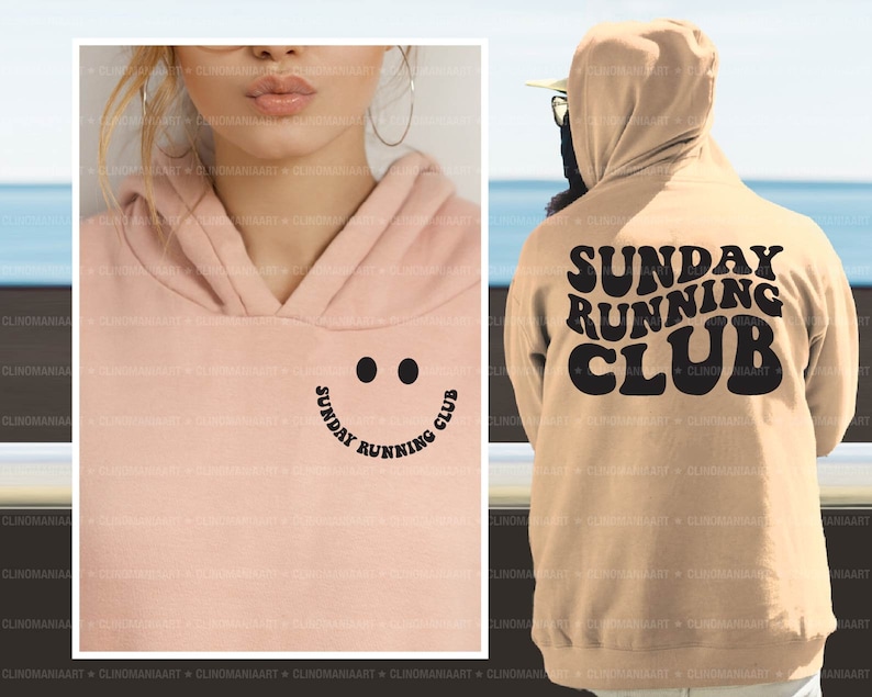 Sunday Running Club Svg Runner Shirt Svg Running Svg Trendy - Etsy
