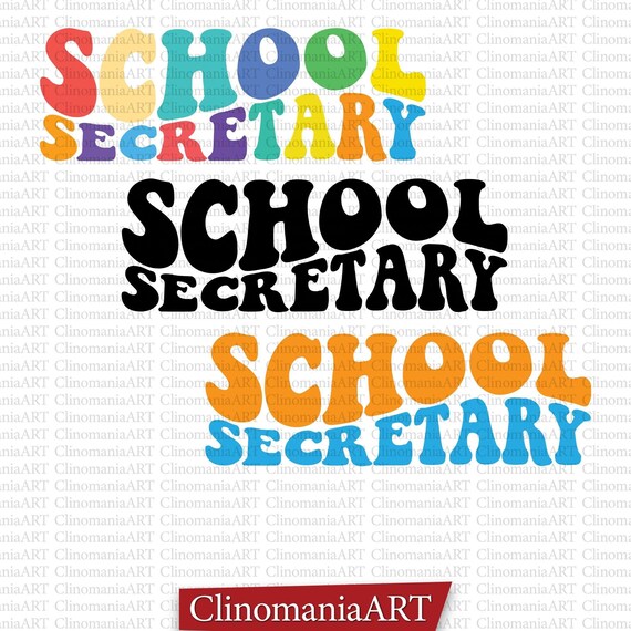 School Secretary Svg Back to School Svg Secretary Vibes Svg - Etsy
